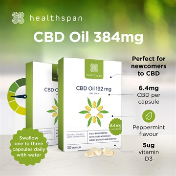 CBD Oil Capsules – 60 Capsules – 2-Pack Bundle