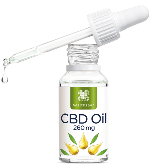 CBD Oil Drops – 260mg Per 10ml Bottle – 2.75% Strength