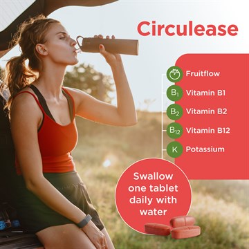 Circulease® Fruitflow Tablets – 150 mg – Blood Flow Support