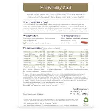 MultiVitality® Gold
