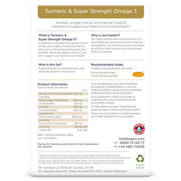 Turmeric & Super Strength Omega 3