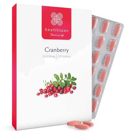 Cranberry – 120 Tablets – High-Quality Extract – Vitamin C