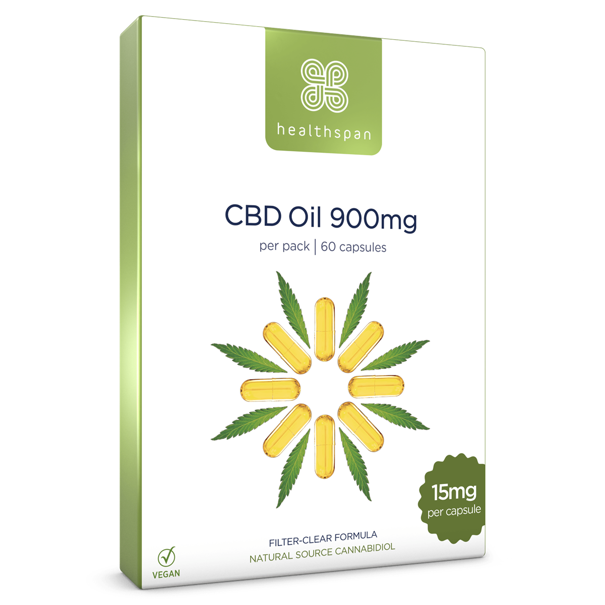 CBD Oil Capsules 900mg